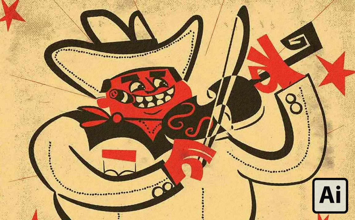 How to Make a Retro Style Character in Illustrator | RetroSupply Co.