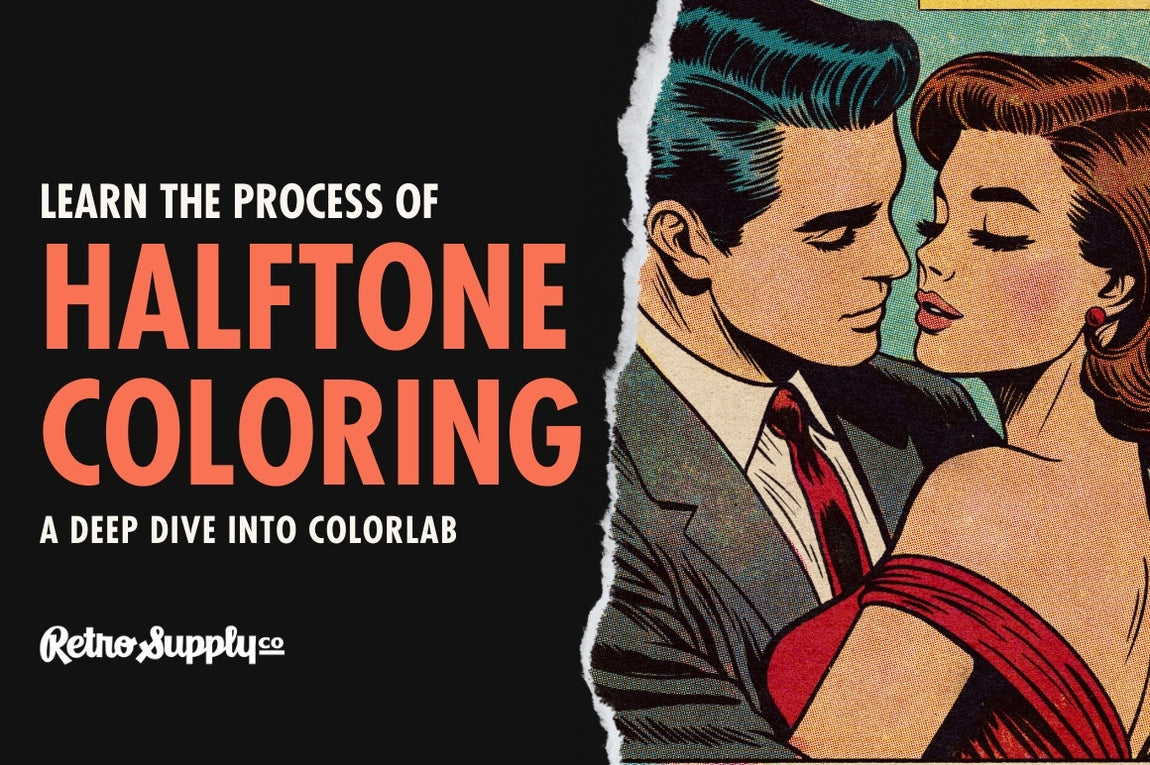 Learn the Process of Halftone Coloring - RetroSupply Co.
