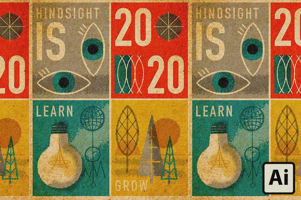 How to make a Retro Matchbook Design in Illustrator | RetroSupply Co.