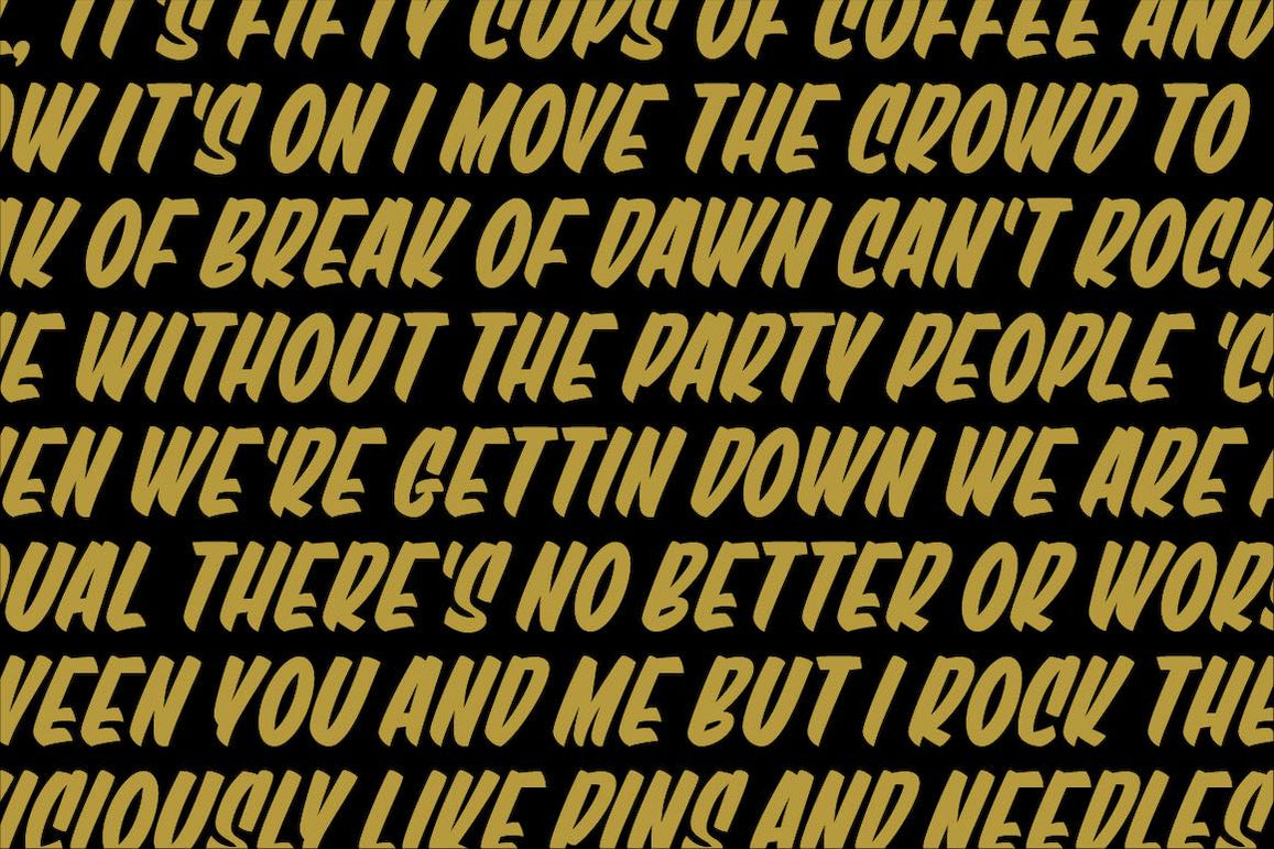 Corner Store Brush Script Font | RetroSupply Co.