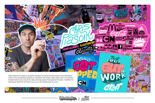 The Chris Piascik Pack for Photoshop & Fresco| RetroSupply Co.