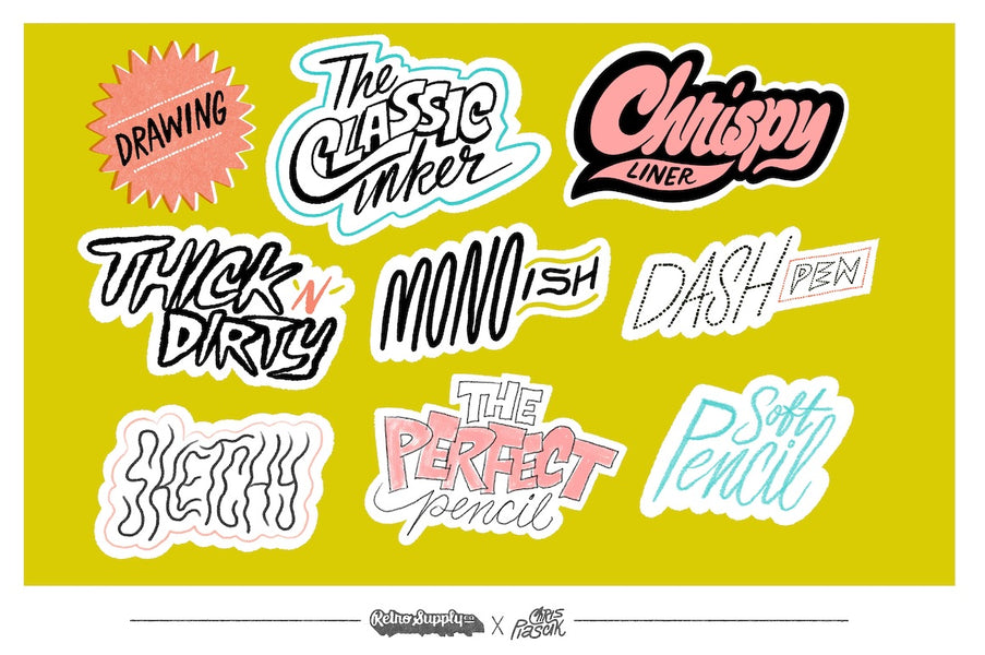 The Chris Piascik Pack for Photoshop & Fresco| RetroSupply Co.