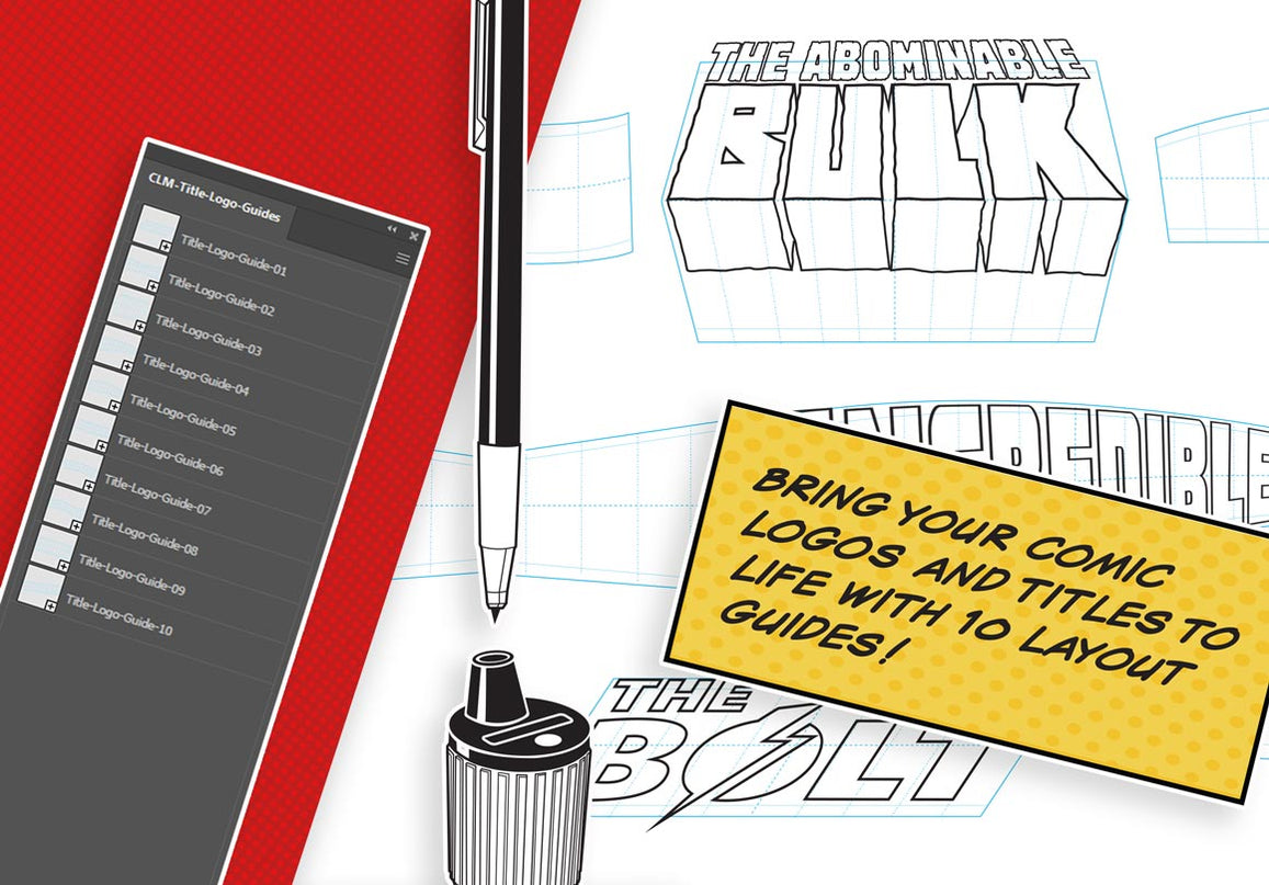 Comic Lettering Masterclass for Photoshop and Illustrator | RetroSupply Co.