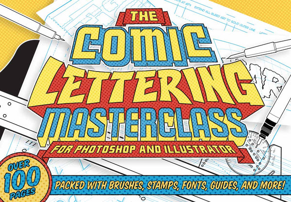 Comic Lettering Masterclass for Photoshop and Illustrator | RetroSupply Co.