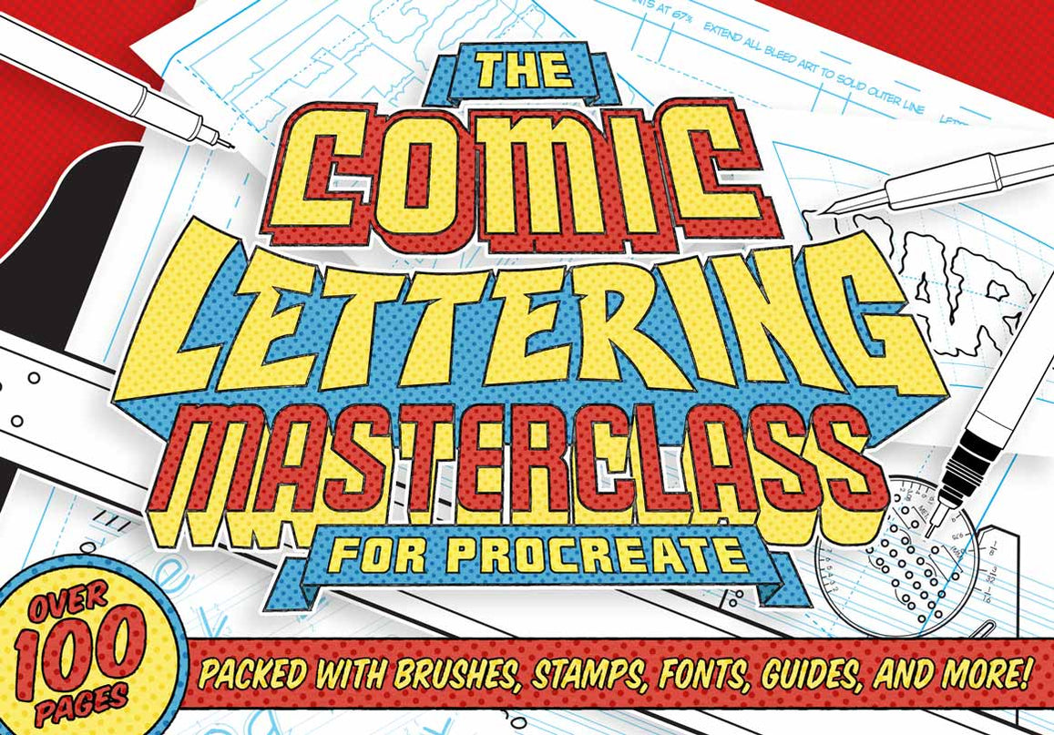 Comic Lettering Masterclass for Procreate | RetroSupply Co.