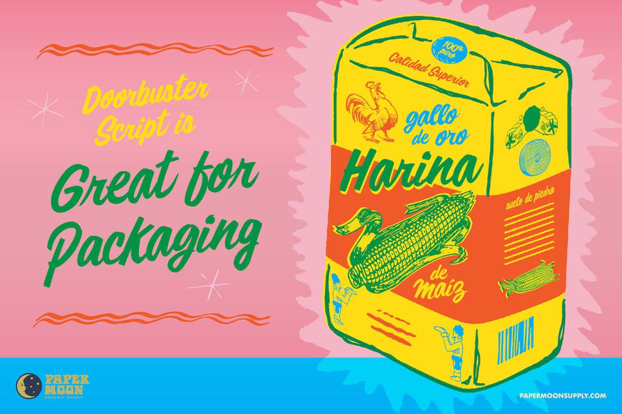 Doorbuster Script - Authentic Retro 1950s Script Font - RetroSupply Co.