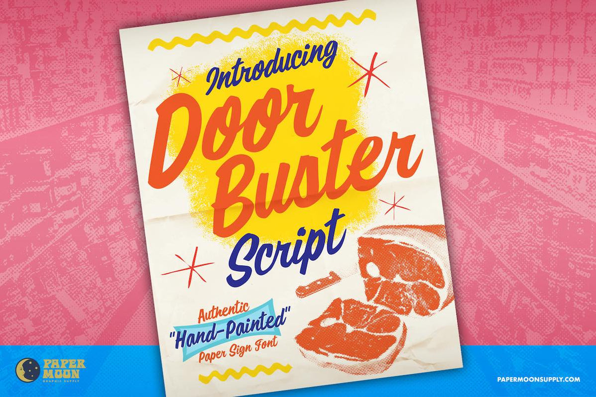 The Complete Doorbuster Sign Painter Font Collection - RetroSupply Co.