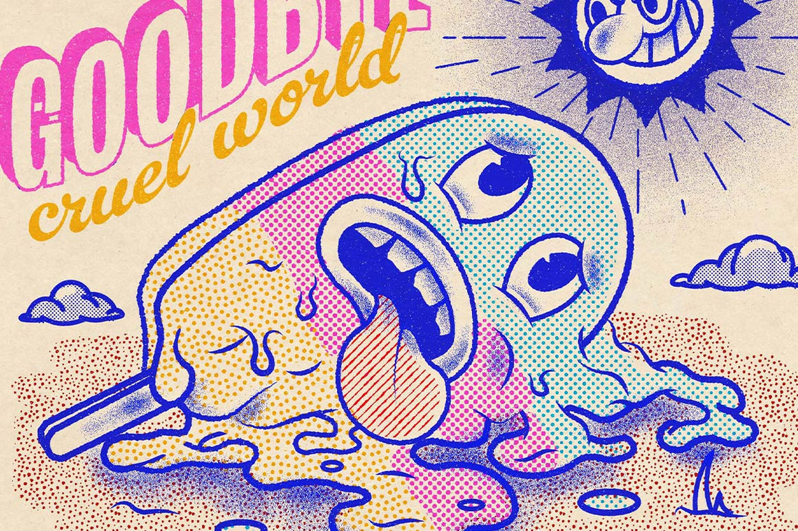 DupliTone Halftone Brushes for Illustrator | RetroSupply Co.