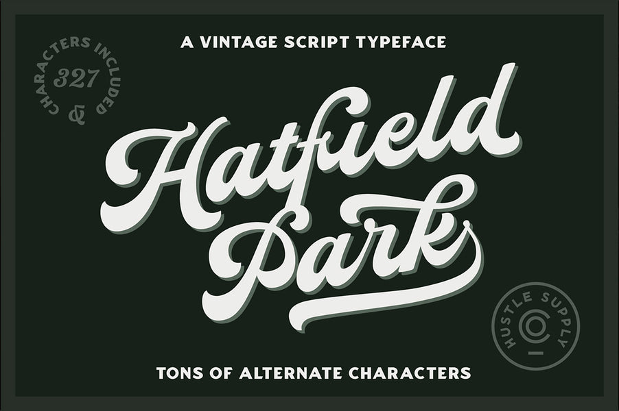 The Ultimate Vintage Script Font Collection | RetroSupply Co.