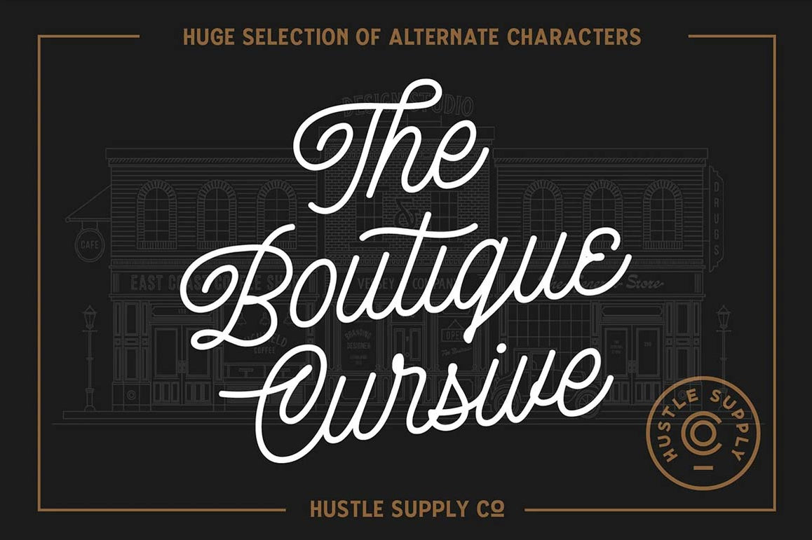 The Ultimate Vintage Script Font Collection | RetroSupply Co.