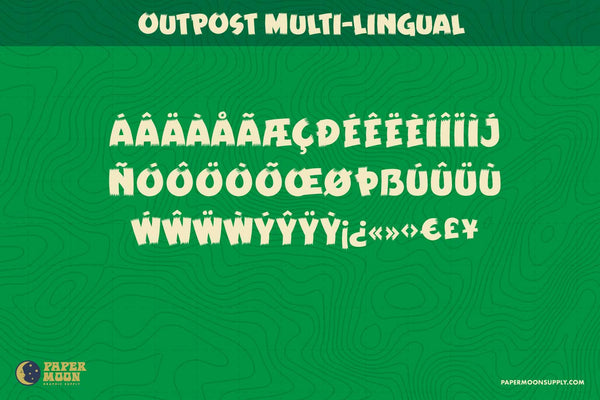 Outpost Font - RetroSupply Co.