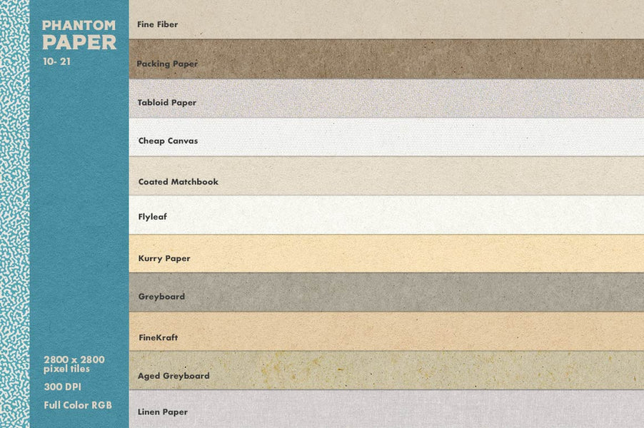 Phantom Paper Bundle for Photoshop | RetroSupply Co.