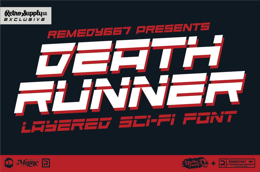 The Cosmic Horror Font Bundle - RetroSupply Co.