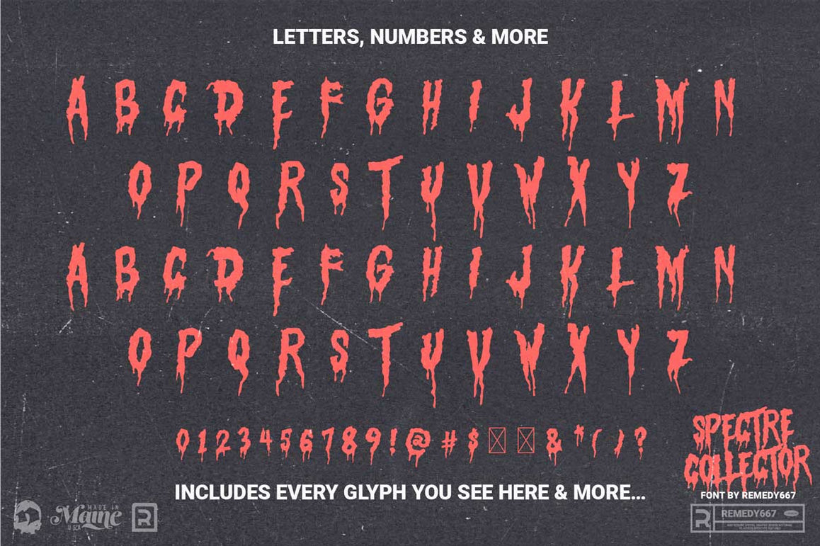 The Cosmic Horror Font Bundle - RetroSupply Co.