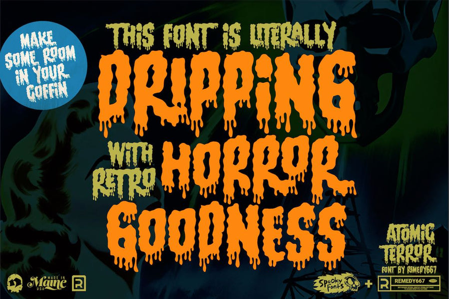The Atomic Creep Font Bundle | RetroSupply Co.