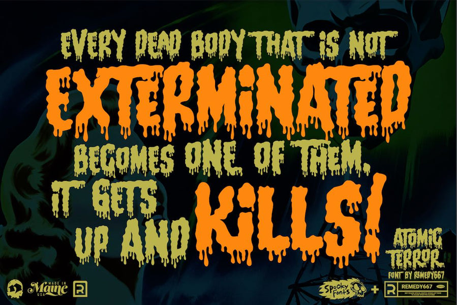 The Atomic Creep Font Bundle | RetroSupply Co.