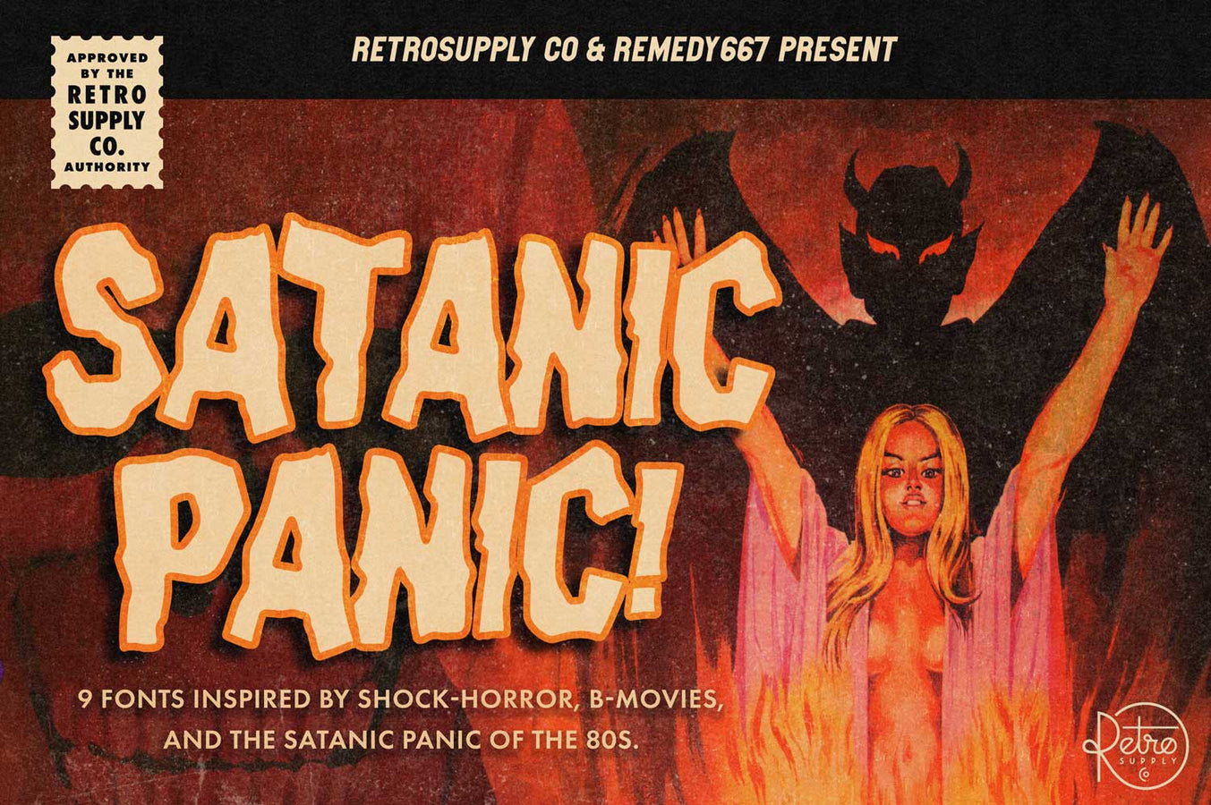 Satanic Panic Font Bundle | RetroSupply Co.