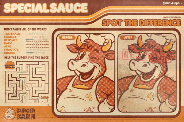 Special Sauce Print Artifacts Pack | RetroSupply Co.