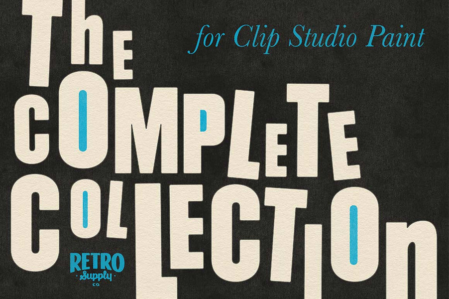The Complete Collection for Clip Studio Paint | RetroSupply Co.