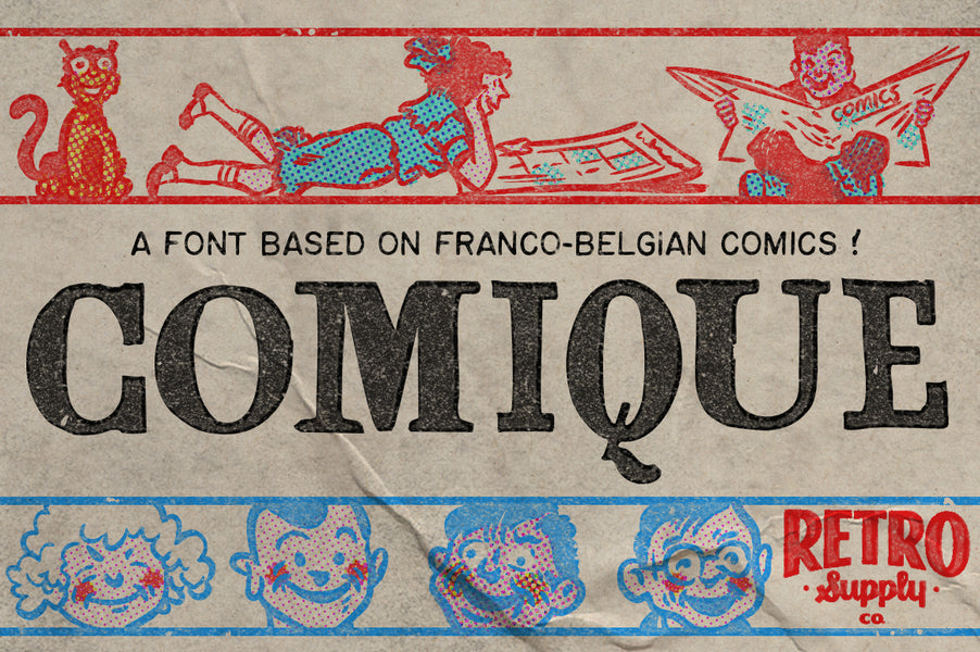 Comique: The Comic Font Inspired by French & Belgian Comics ...