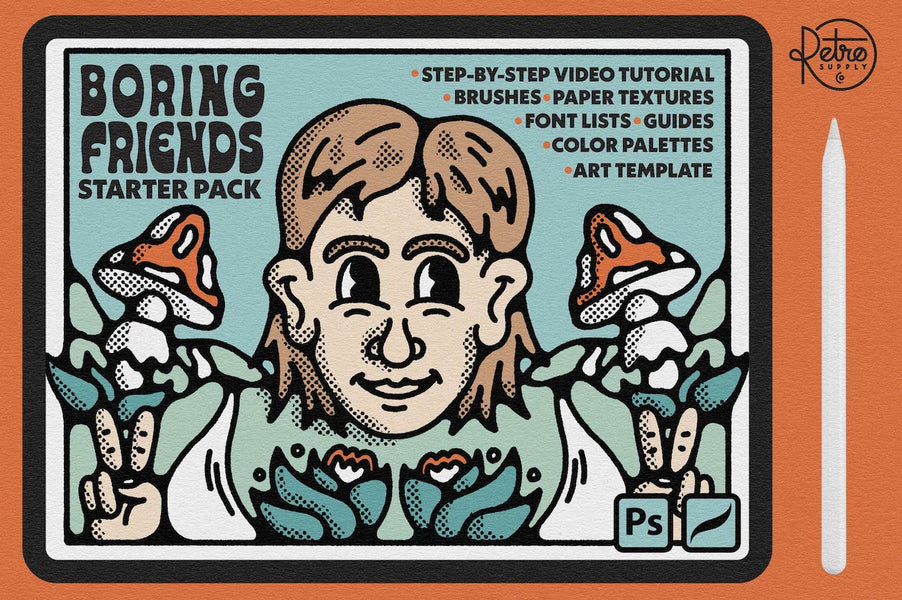 Boring Friends Starter Pack | RetroSupply Co.