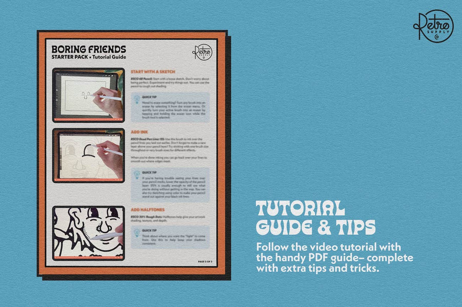 Boring Friends Starter Pack | RetroSupply Co.