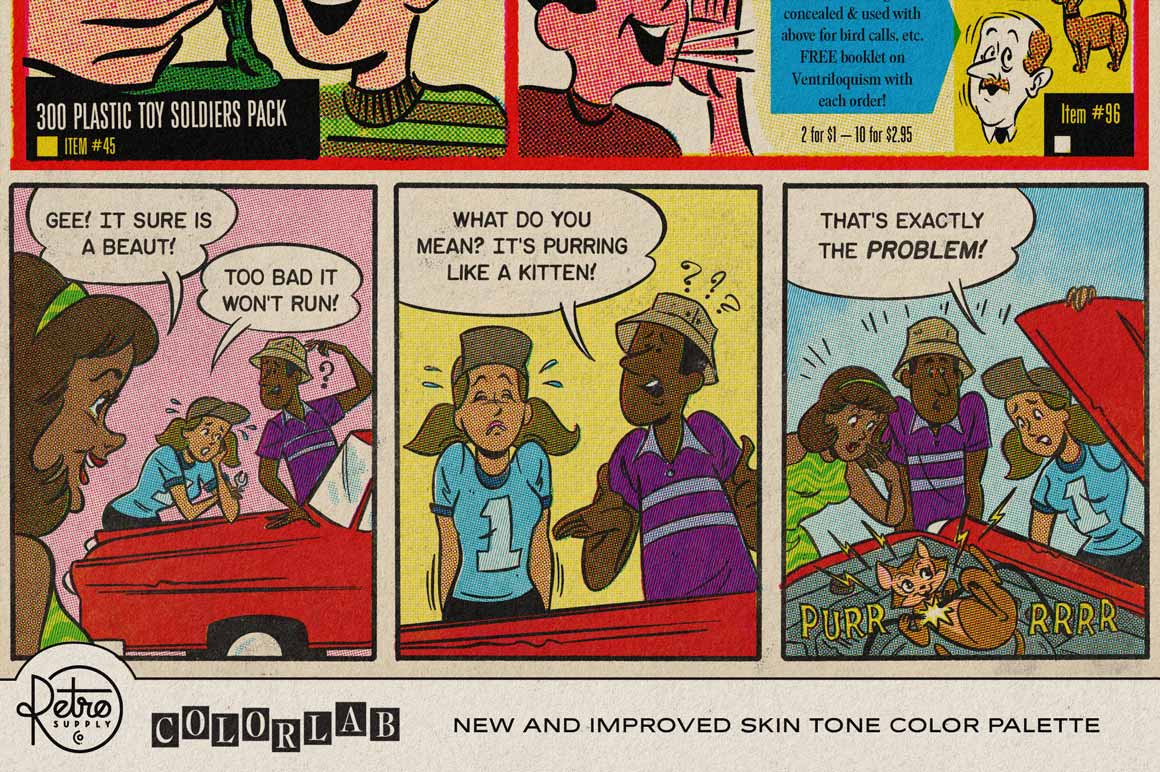 Photoshop Comic Inking Brushes | RetroSupply Co.