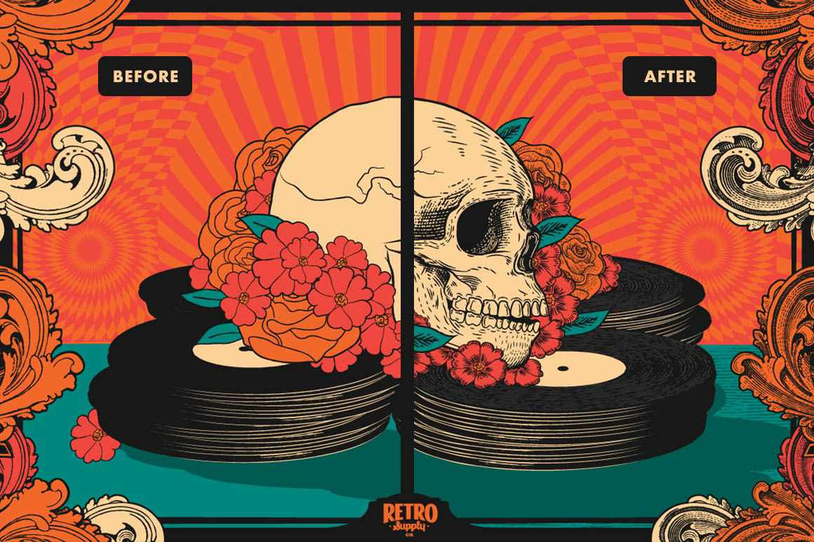 Deep Cuts | Engraving Brushes for Illustrator - RetroSupply Co.