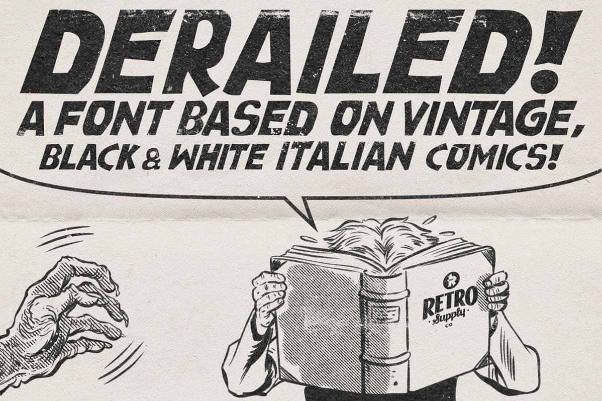 Vintage Comic Font Pack | RetroSupply Co.