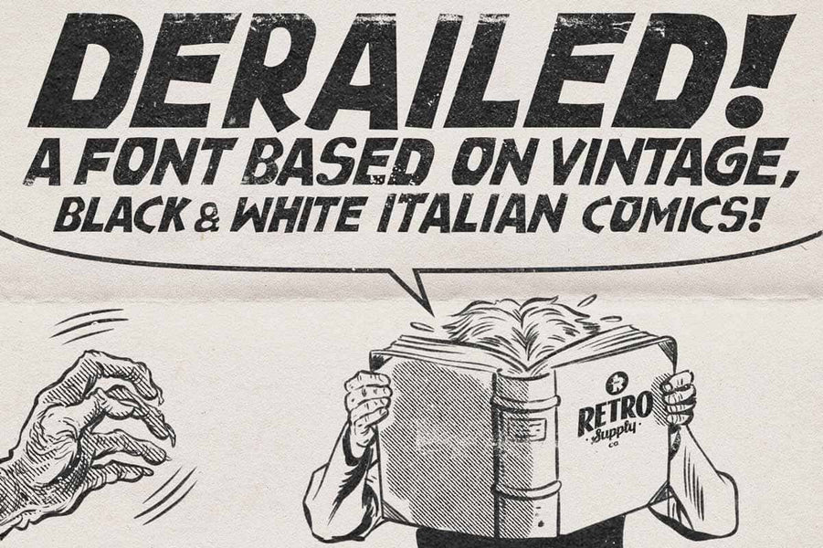 Vintage Comic Font Pack | RetroSupply Co.