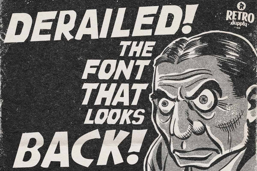Vintage Comic Font Pack | RetroSupply Co.