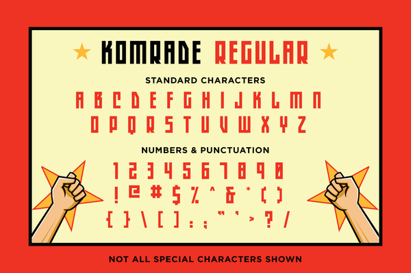 Komrade Font - RetroSupply Co.