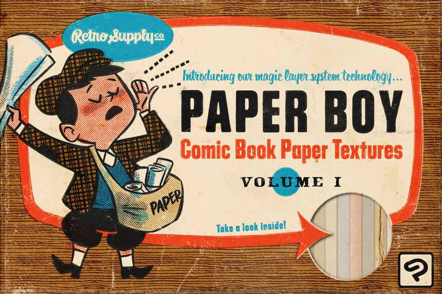 Paper Boy Paper Textures for Clip Studio Paint | RetroSupply Co.