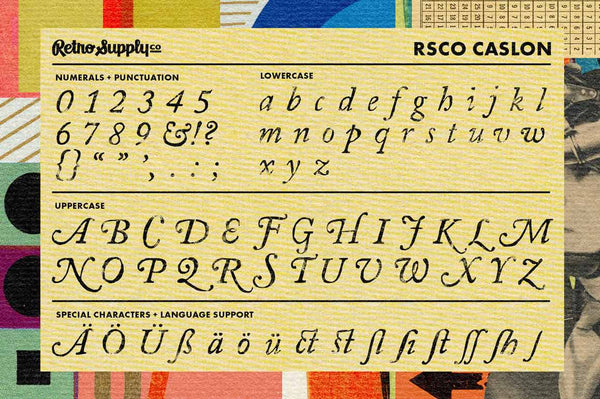 RSCO Caslon | RetroSupply Co.