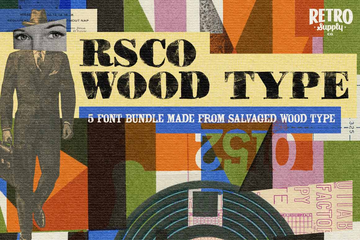RSCO Wood Type Bundle - RetroSupply Co.
