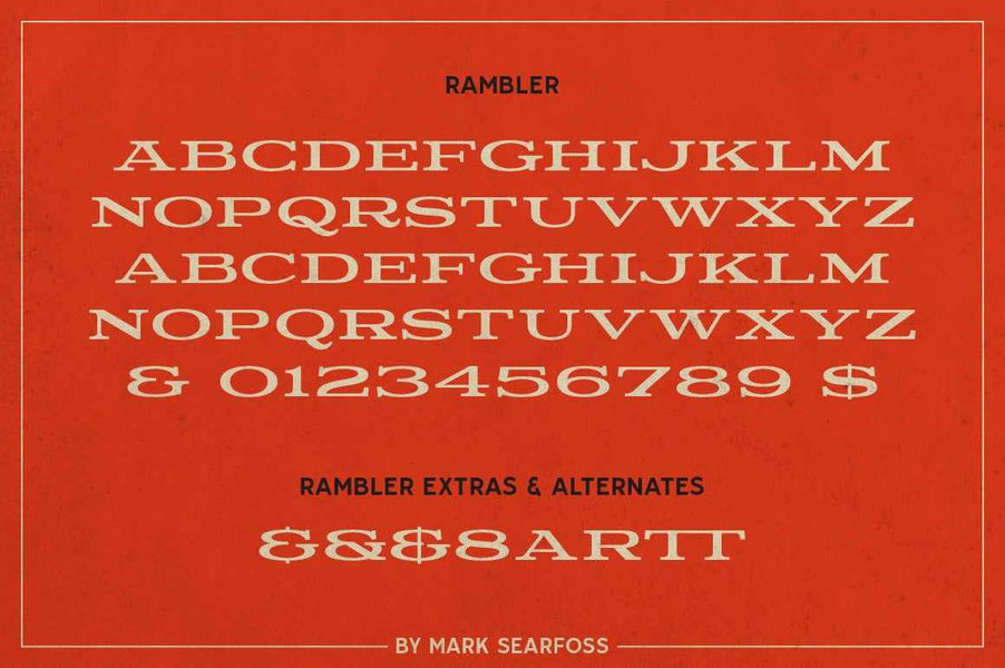 The Sign Maker's Font Bundle by Mark Searfoss - RetroSupply Co.