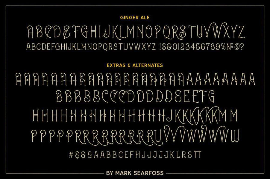 The Sign Maker's Font Bundle by Mark Searfoss - RetroSupply Co.