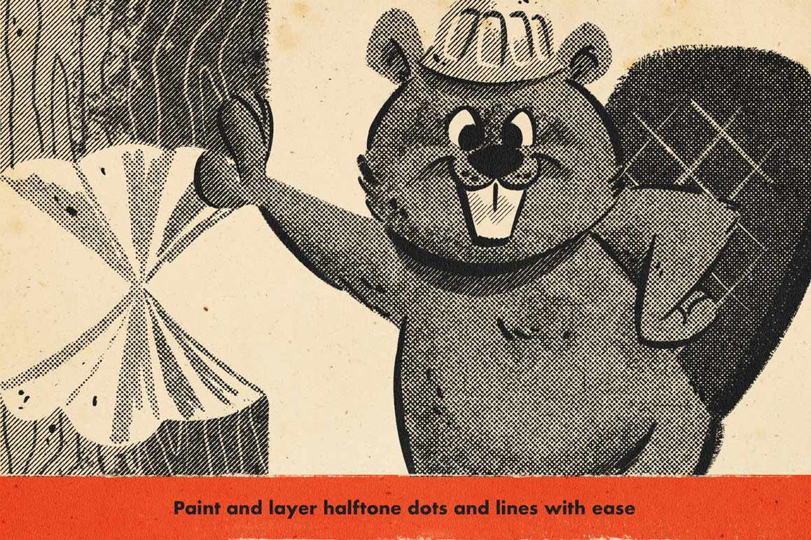 DupliTone Halftone Brushes for Clip Studio Paint | RetroSupply Co.