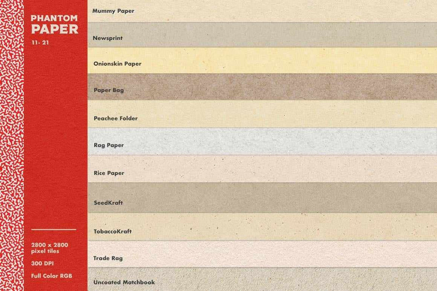 Phantom Paper for Photoshop | RetroSupply Co.