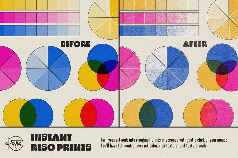 Risograph Print Pack for Affinity | RetroSupply Co.