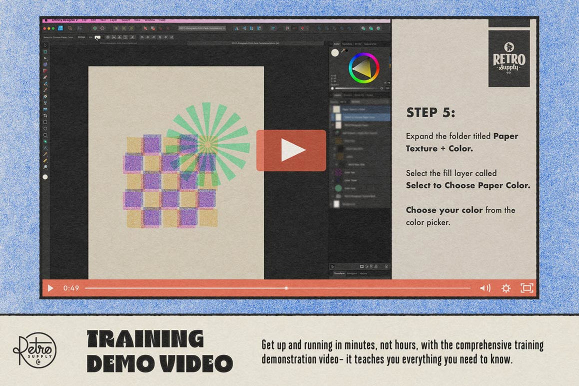 Risograph Print Pack for Affinity | RetroSupply Co.