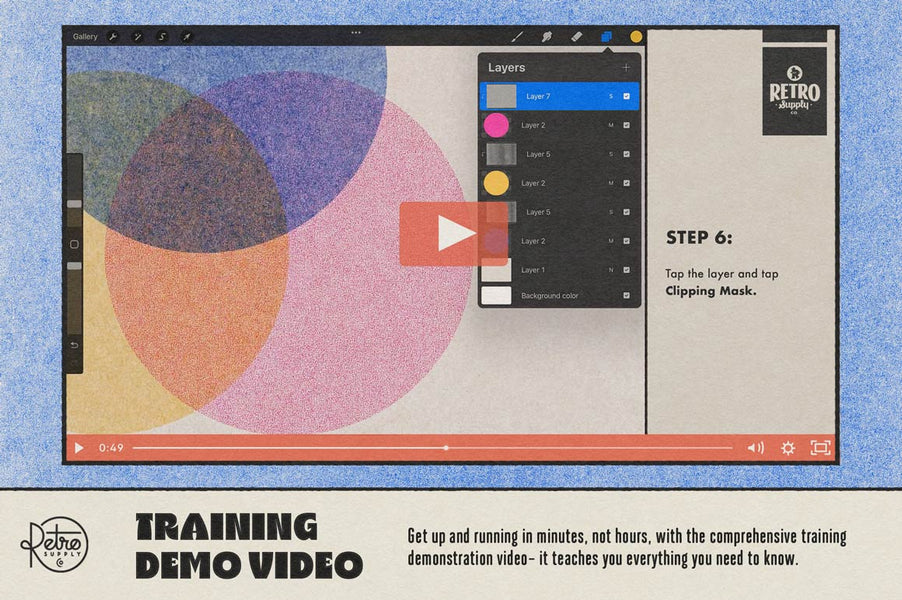 Risograph Print Pack for Procreate | RetroSupply Co.