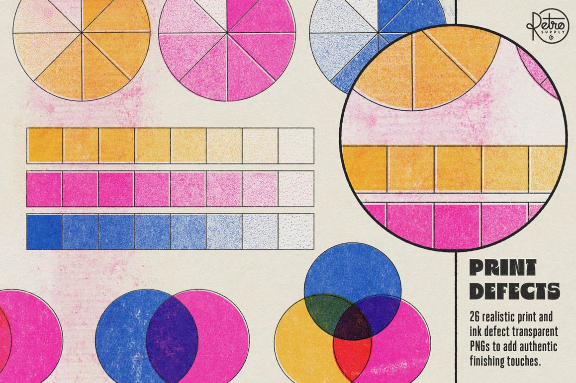 Risograph Print Pack for Affinity | RetroSupply Co.