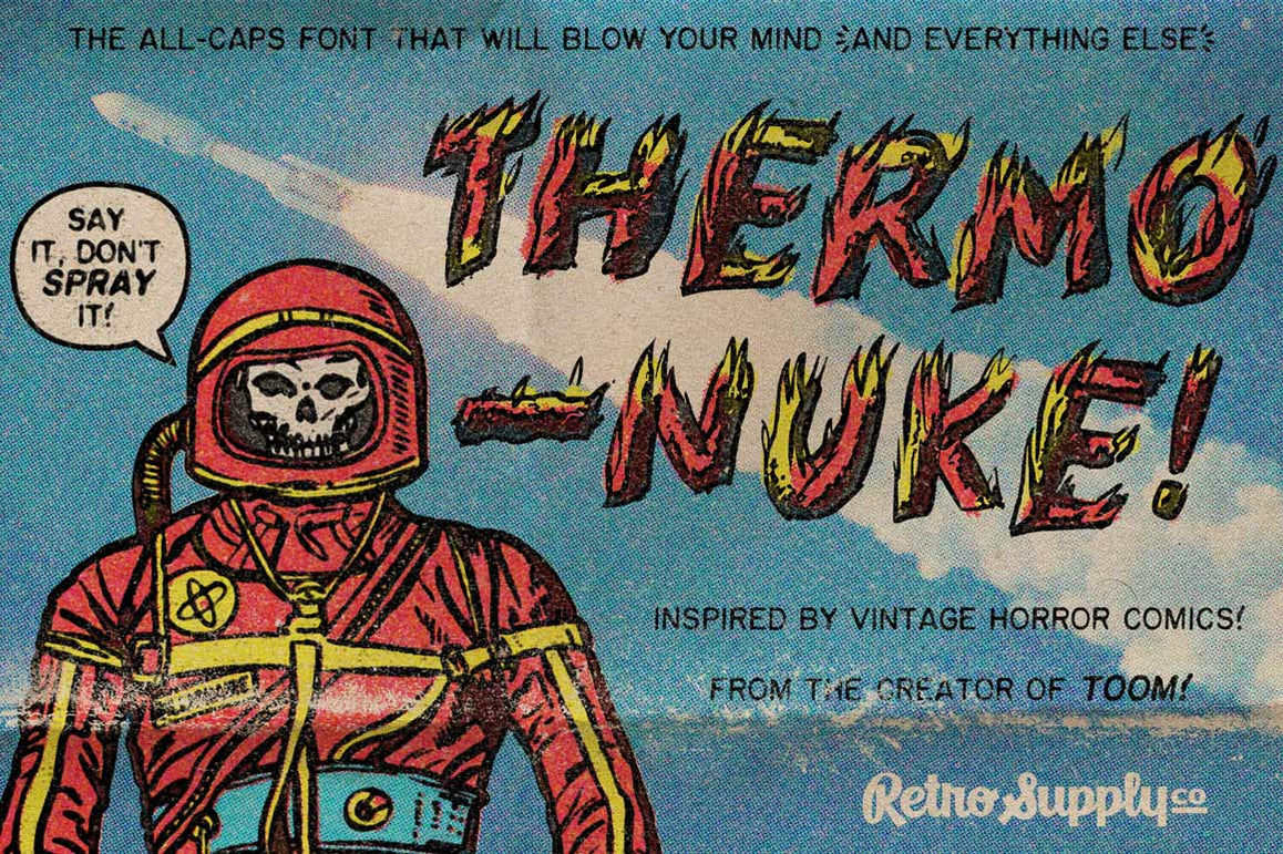 Thermo-Nuke Font | RetroSupply Co.