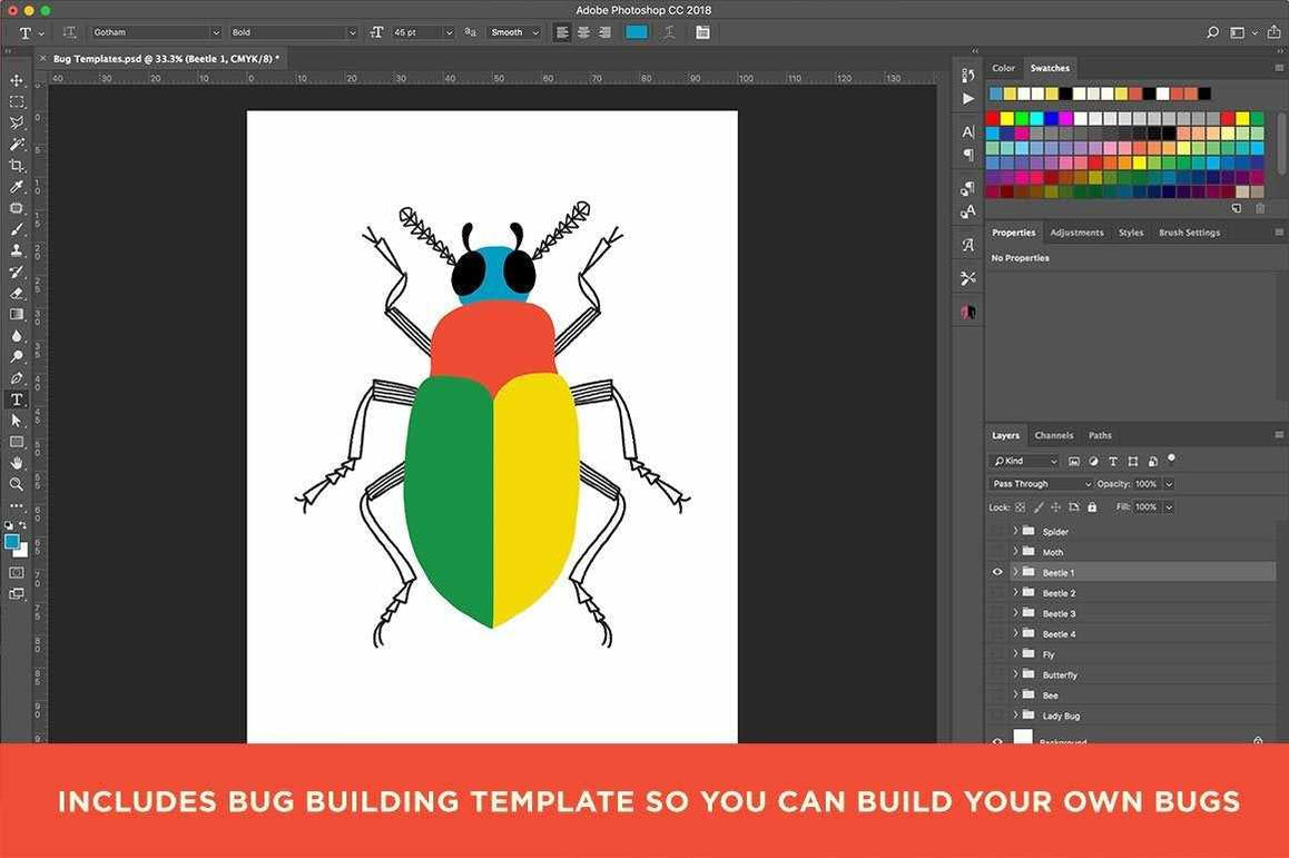 Bug Lab | Nature Texture Brushes for Photoshop - RetroSupply Co.