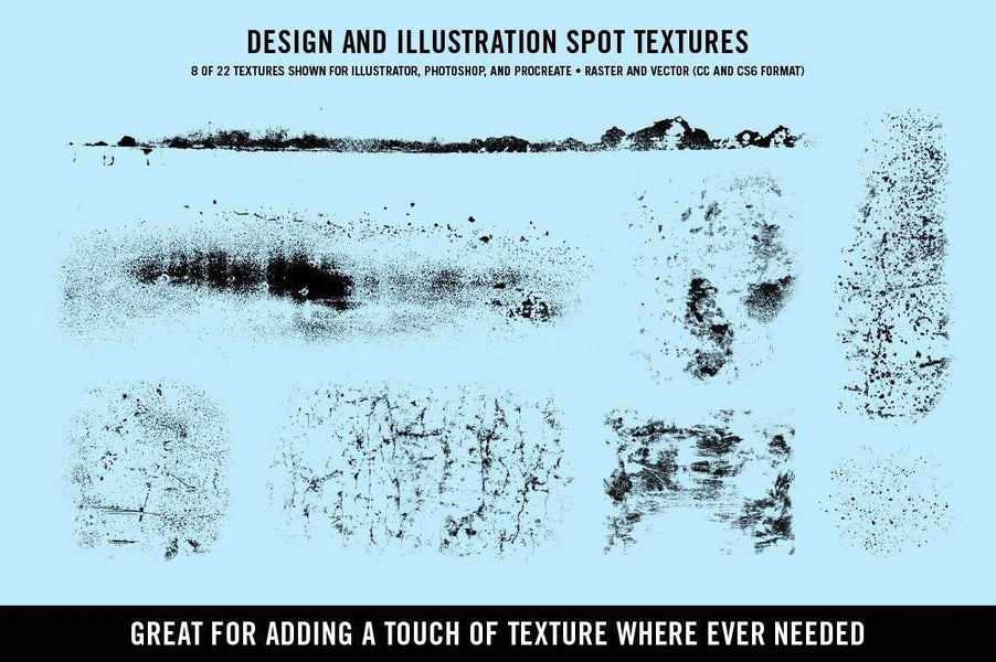Doggone Design & Illustration Textures by Von Glitschka | for Photosho - RetroSupply Co.