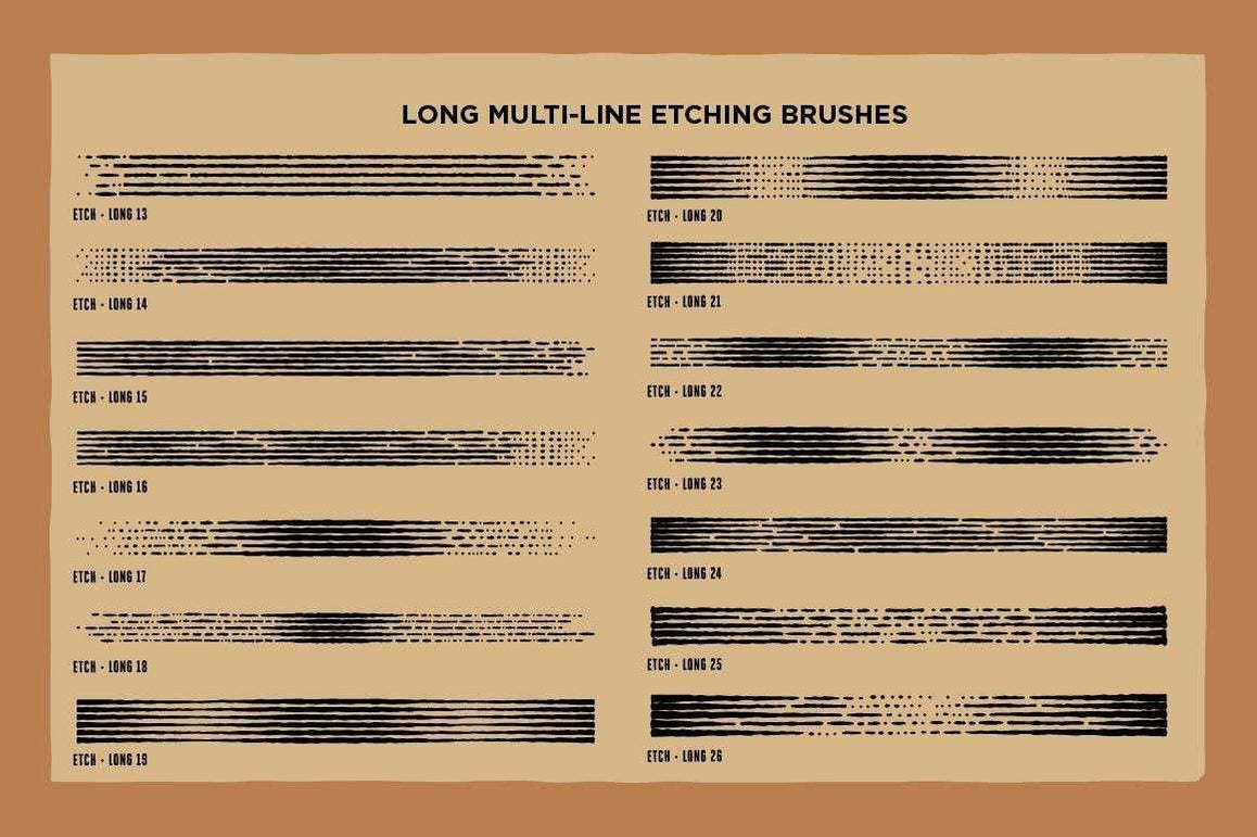 Grave Etcher | Engraving Brushes for Affinity Designer - RetroSupply Co.