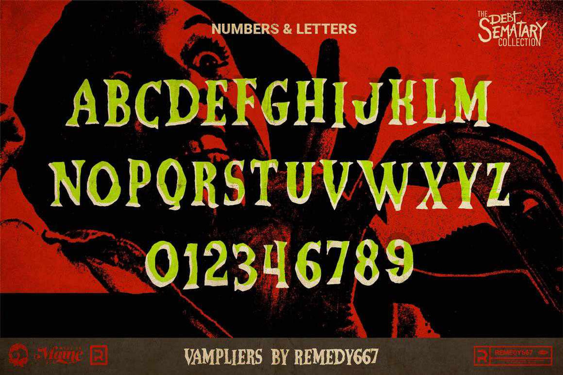 The Creature Feature Font Bundle | RetroSupply Co.