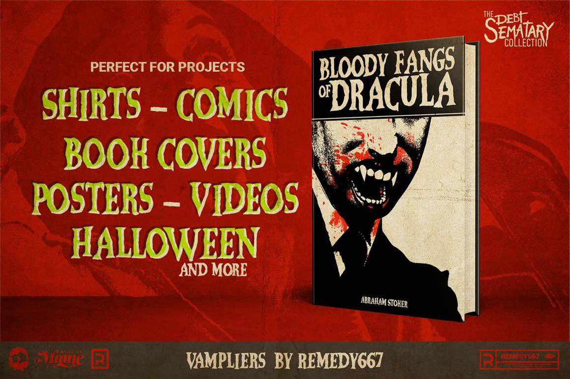 The Creature Feature Font Bundle | RetroSupply Co.