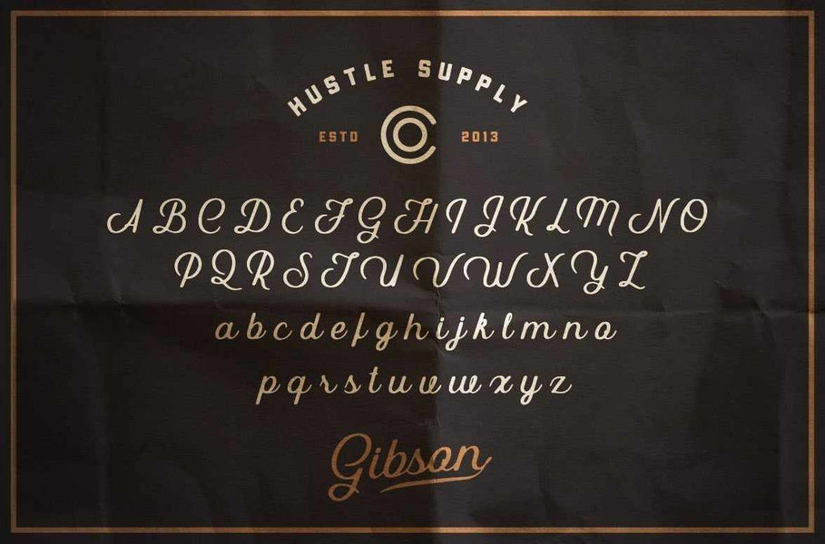 The Curiosities Font Collection | RetroSupply Co.